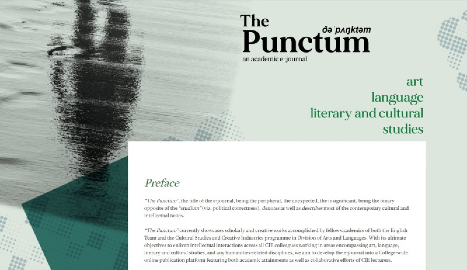 What is ‘The Punctum’ about? - College News - College of International ...
