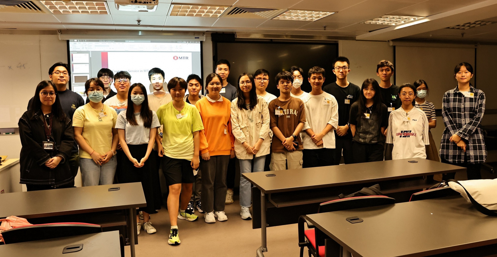 Students from the Division of Arts and Languages visit MTR Corporation ...